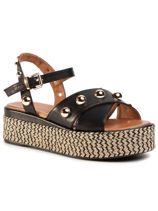 Espadryle Inuovo 117024 Czarny | eobuwie.com.pl