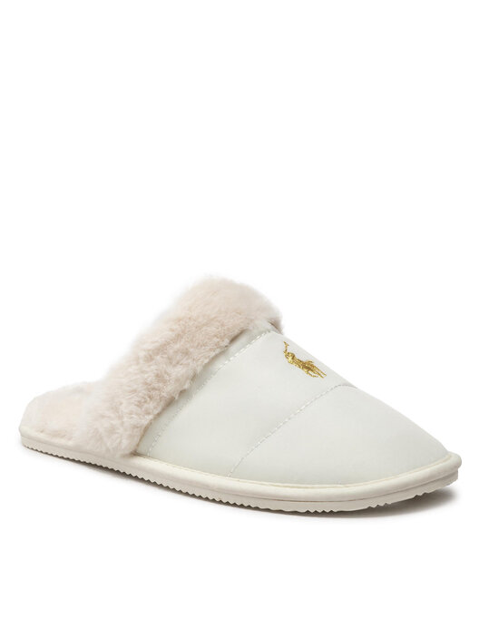 Kapcie Polo Ralph Lauren Kelcie RF103851 Beżowy | eobuwie.com.pl