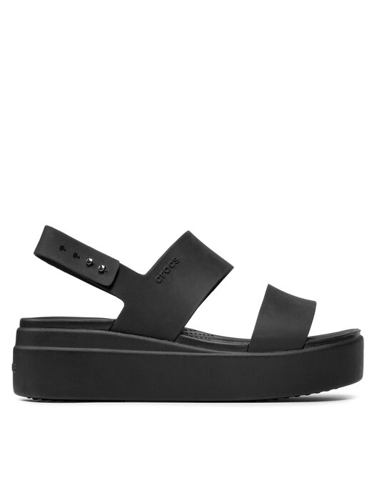 Σανδάλια Crocs Brooklyn Low Wedge W 206453 Μαύρο | epapoutsia.gr