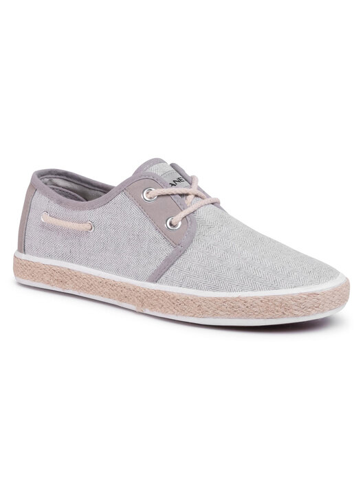 Espadryle Lanetti MS19060 Srebrny | eobuwie.com.pl