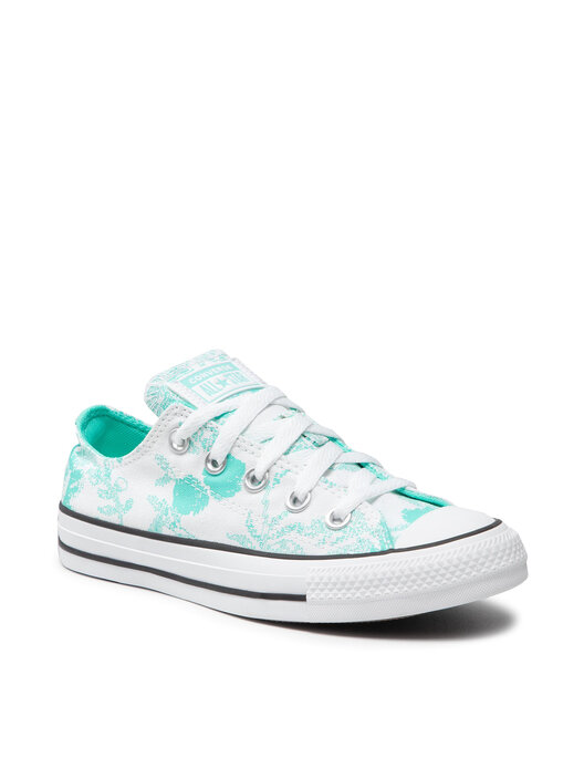 Sneakers aus Stoff Converse Ctas Ox 571388C Weiß | eschuhe.de