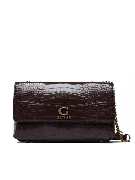 Bolso Guess Nell Croc (CB) HWCB87 36210 Marrón | zapatos.es