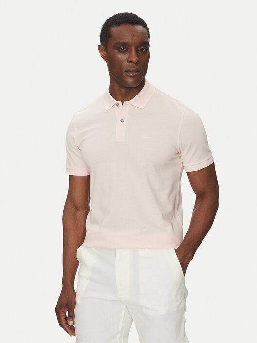BOSS Poloshirt Pallas 50468362 Rosa Regular Fit | eschuhe.de
