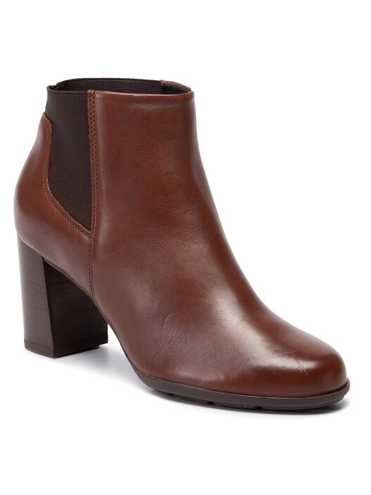 Botki Geox D New Annya B D94C8B 00043 C0013 Brązowy | eobuwie.com.pl
