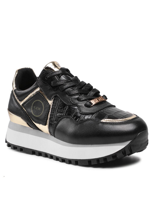Sneakersy GOE II2N4080 Czarny | eobuwie.com.pl
