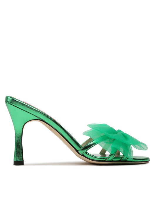 Chanclas Custommade Asla Metallic Bow 999624048 Verde | zapatos.es