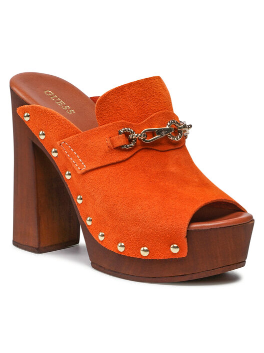 Şlapi Guess Clara FL6CLR SUE01 Portocaliu | epantofi.ro