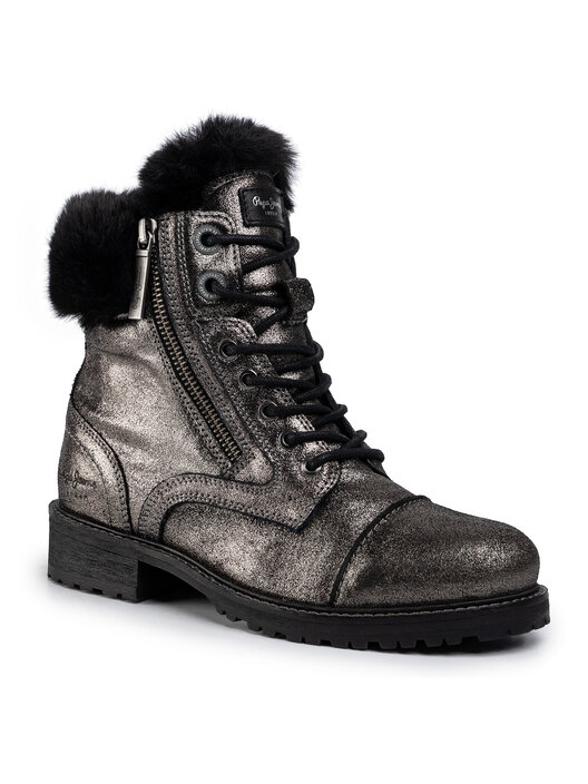 Trapery Pepe Jeans Melting Bling PLS50375 Srebrny | eobuwie.com.pl