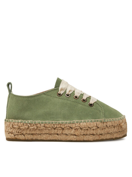 Espadrilles Manebi Hamptons Lace-Up Espadrilles R 6.6 E0 Grün | eschuhe.de