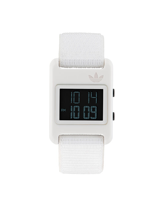 Hodinky adidas Originals Retro Pop Digital Watch AOST23064 Bílá | eobuv.cz