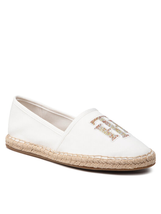 Espadrillas Tommy Hilfiger Th Logo Espadrille FW0FW06158 Bianco ...