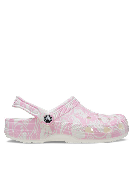Παντόφλες Crocs Classic Duke Print Clog 210003 Ροζ | epapoutsia.gr