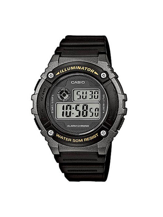 Orologio Casio W-216H-1BVEF Nero | escarpe.it