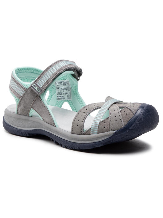 Sandały CMP Hezie Wmn Hiking Sandal 30Q9546 Srebrny | eobuwie.com.pl
