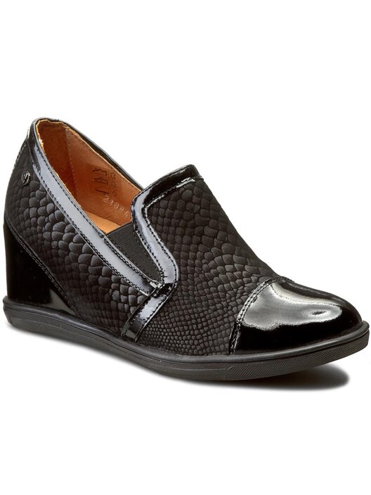 Półbuty Eksbut 4194-B57/121-1G Czarny | eobuwie.com.pl