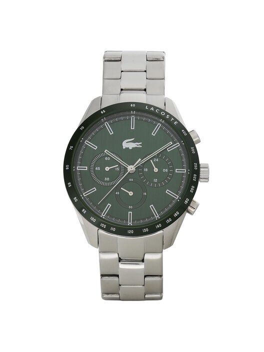Zegarek Lacoste Boston 2011080 Srebrny | eobuwie.com.pl