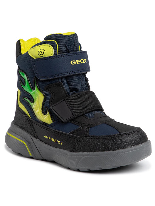 Śniegowce Geox J Sveggen B Abx D J947UD 0CEFU CF43S S Granatowy | eobuwie.com.pl