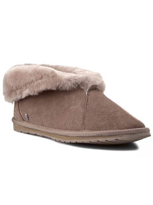 Kapcie EMU Australia Talinga W10106 Brązowy | eobuwie.com.pl