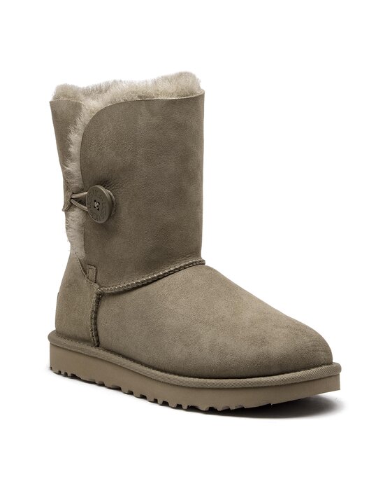 Śniegowce Ugg W Bailey Button II 1016226 Zielony | eobuwie.com.pl