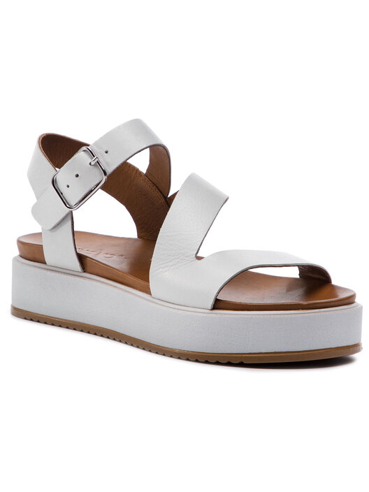 Sandały Inuovo 112003 Biały | eobuwie.com.pl