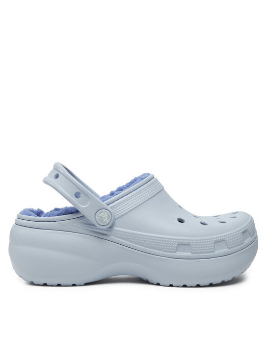 Ciabatte Crocs Classic Platform Lined Clog W 207938 Celeste | escarpe.it