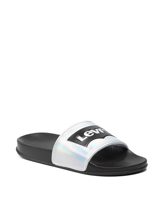 Klapki Levi's® VPOL0061S Srebrny | eobuwie.com.pl