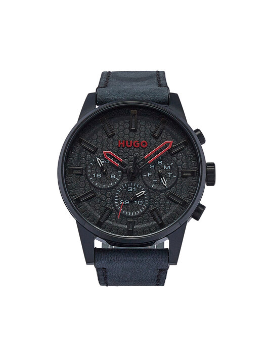 Zegarek Hugo Seek 1530149 Czarny | eobuwie.com.pl