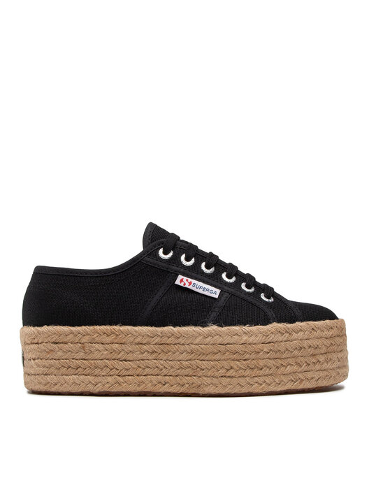 Espadrilles Superga 2790 Rope S51186W Schwarz | eschuhe.de