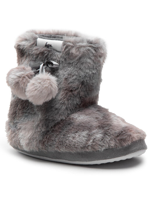 Kapcie HYPE Slipper Boot YWBS-080 Szary | eobuwie.com.pl