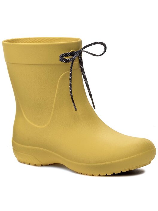 Botas de agua Crocs Freesail Shorty Rainboot 203851 Amarillo | zapatos.es