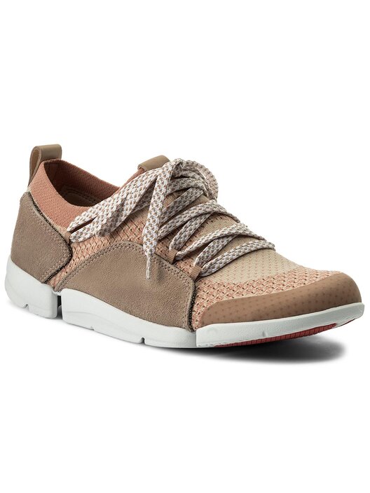 Półbuty Clarks Tri Amelia 261310944 Różowy | eobuwie.com.pl