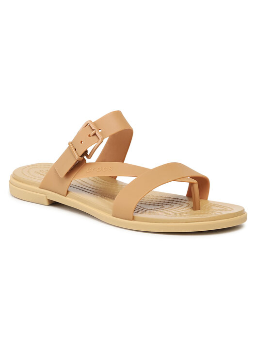 Flip flop Crocs Tulum Toe Poost Sandal W 206108 Maro | epantofi.ro