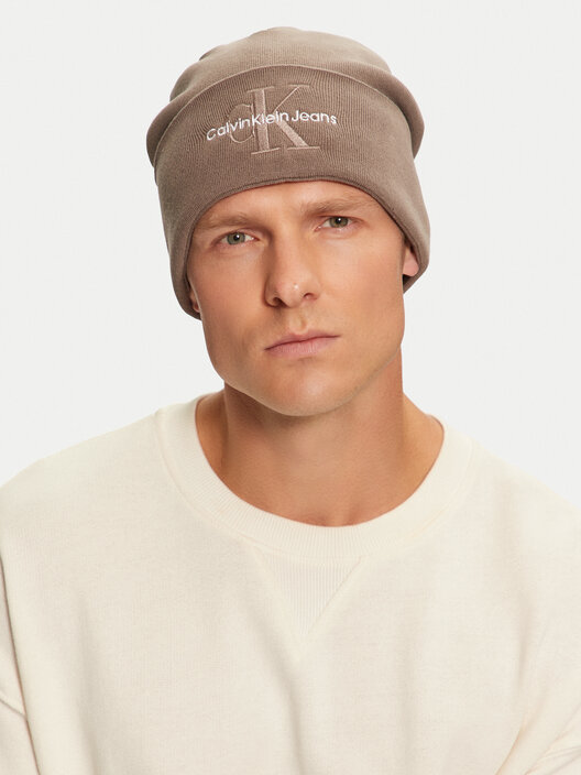 Шапка Calvin Klein Mono Logo Embro K50K512460 Кафяв | obuvki.bg