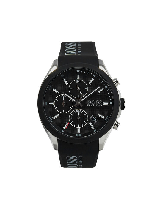 Zegarek Boss Velocity 1513716 Czarny | eobuwie.com.pl