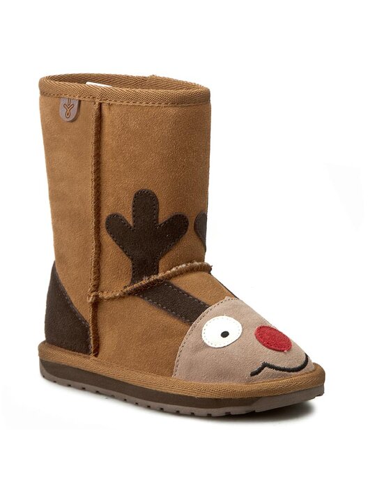 Śniegowce EMU Australia Reindeer K11356 Brązowy | eobuwie.com.pl