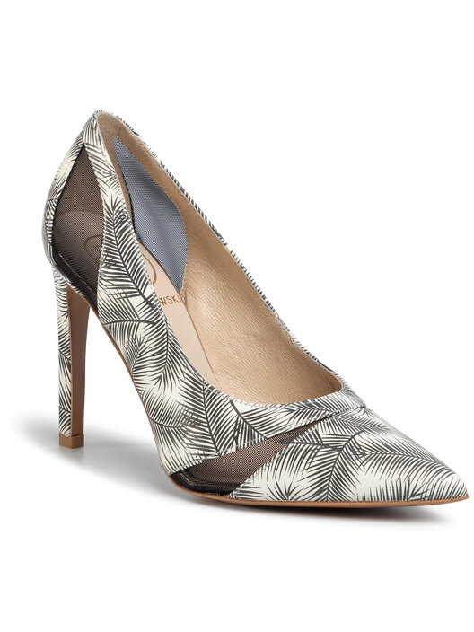 Szpilki Baldowski D03053-1451-003 Biały | eobuwie.com.pl