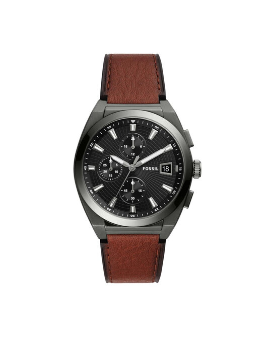 Часовник Fossil Everett Chronograph FS5799 Кафяв | obuvki.bg