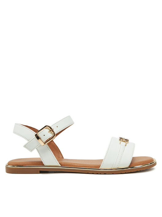 Sandały Tommy Hilfiger Sandal T3A2-33778-0326 S Biały | eobuwie.com.pl