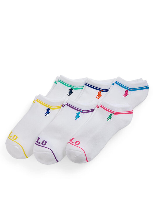 Κάλτσες μακριές Polo Ralph Lauren Clr Logo 6Pk 455942336001 Γκρι ...