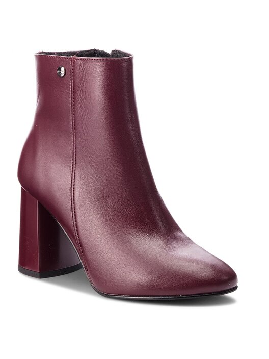 Botki Lasocki TOP-82 Bordowy | eobuwie.com.pl