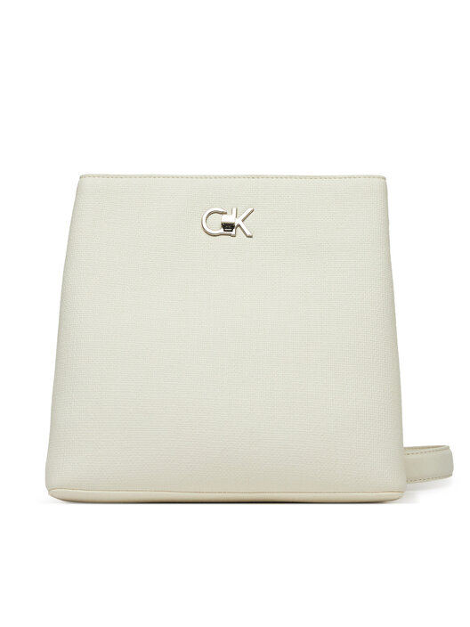 Τσάντα Calvin Klein Ck Bucket Bag_Tex K60K613179 Λευκό | epapoutsia.gr