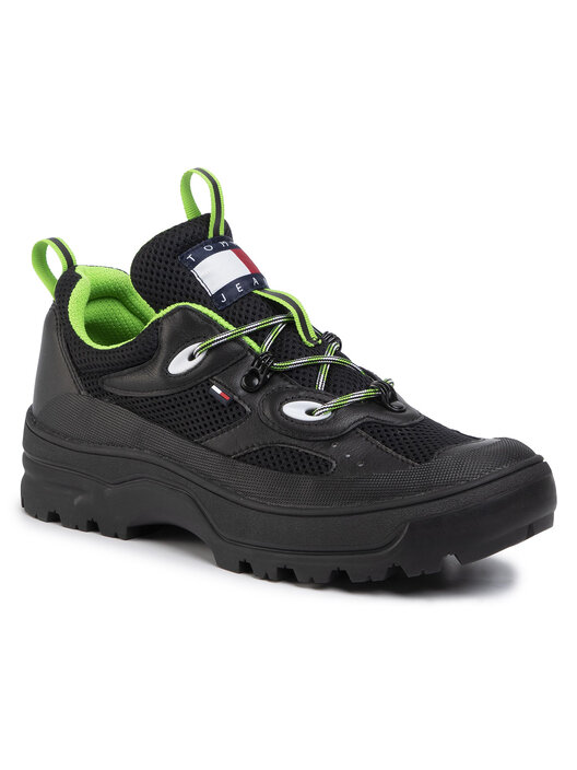Sneakers Tommy Jeans Expedition Shoe EM0EM00379 Schwarz | eschuhe.de