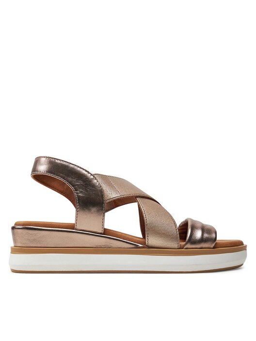 Sandały Inuovo 113015 Złoty | eobuwie.com.pl