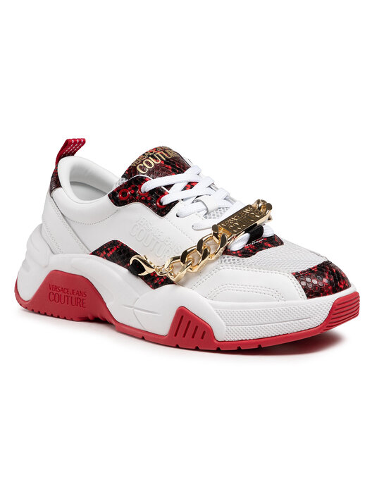 Sneakersy Versace Jeans Couture E0YWASF4 Biały | eobuwie.com.pl