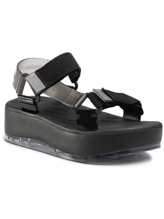 Sandale Melissa Papete Platform + Ride 32901 Negru | epantofi.ro
