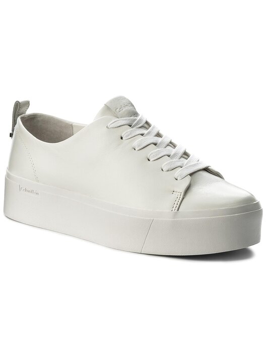 Sneakers Calvin Klein Janet Nappa E6539 Alb | epantofi.ro