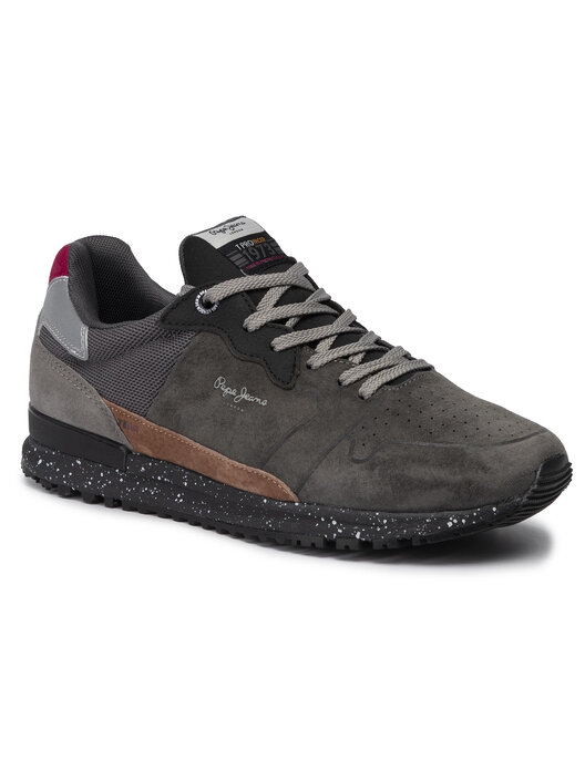 Sneakersy Pepe Jeans Tinker Pro Sport PMS30584 Szary | eobuwie.com.pl