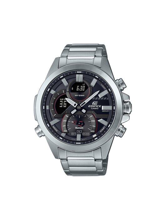 Ρολόι Casio Edifice ECB-30D-1AEF Ασημί | epapoutsia.gr