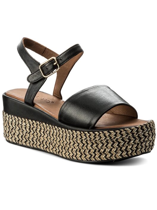 Espadryle Inuovo 8861 Czarny | eobuwie.com.pl
