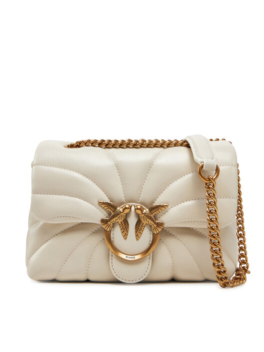 Kabelka PINKO Love Puff Mini Cl AI 24-25 PLTT 100039 A1EX Écru | eobuv.cz
